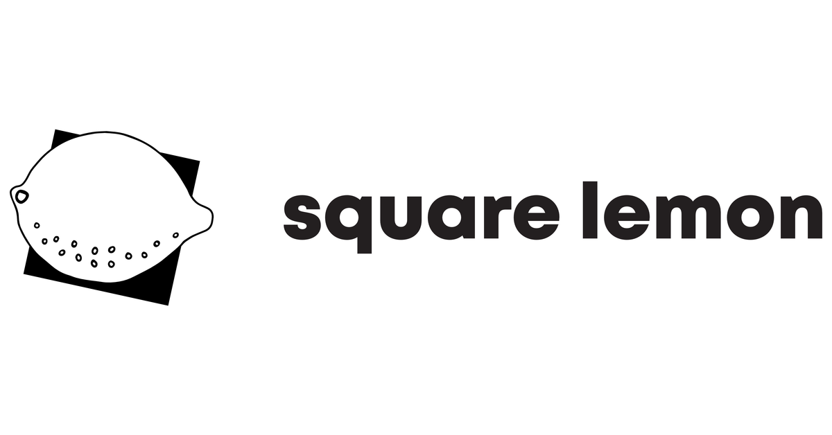 lemon square logo design